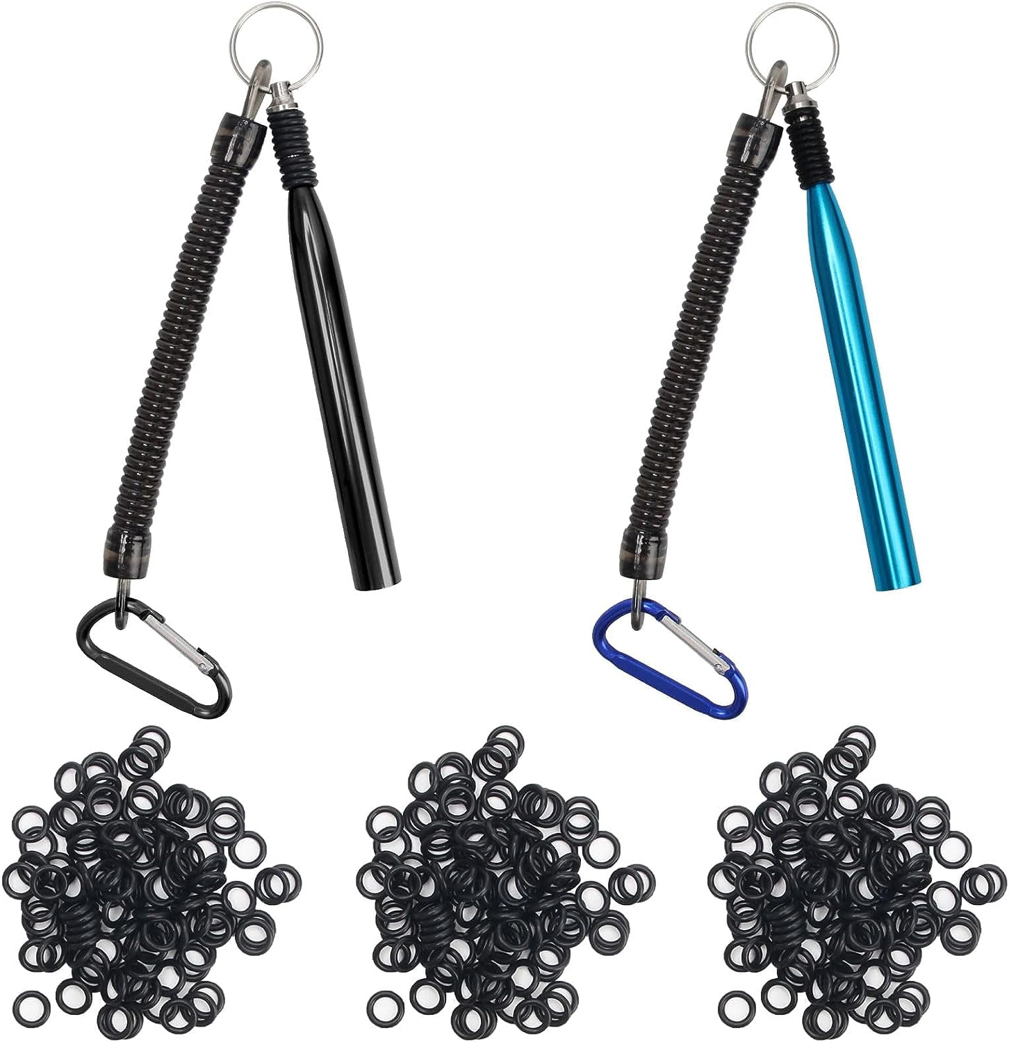 2Pcs Wacky Rig Tool with 300Pcs O Rings, Wacky Worm Rig Kit for Stick ...