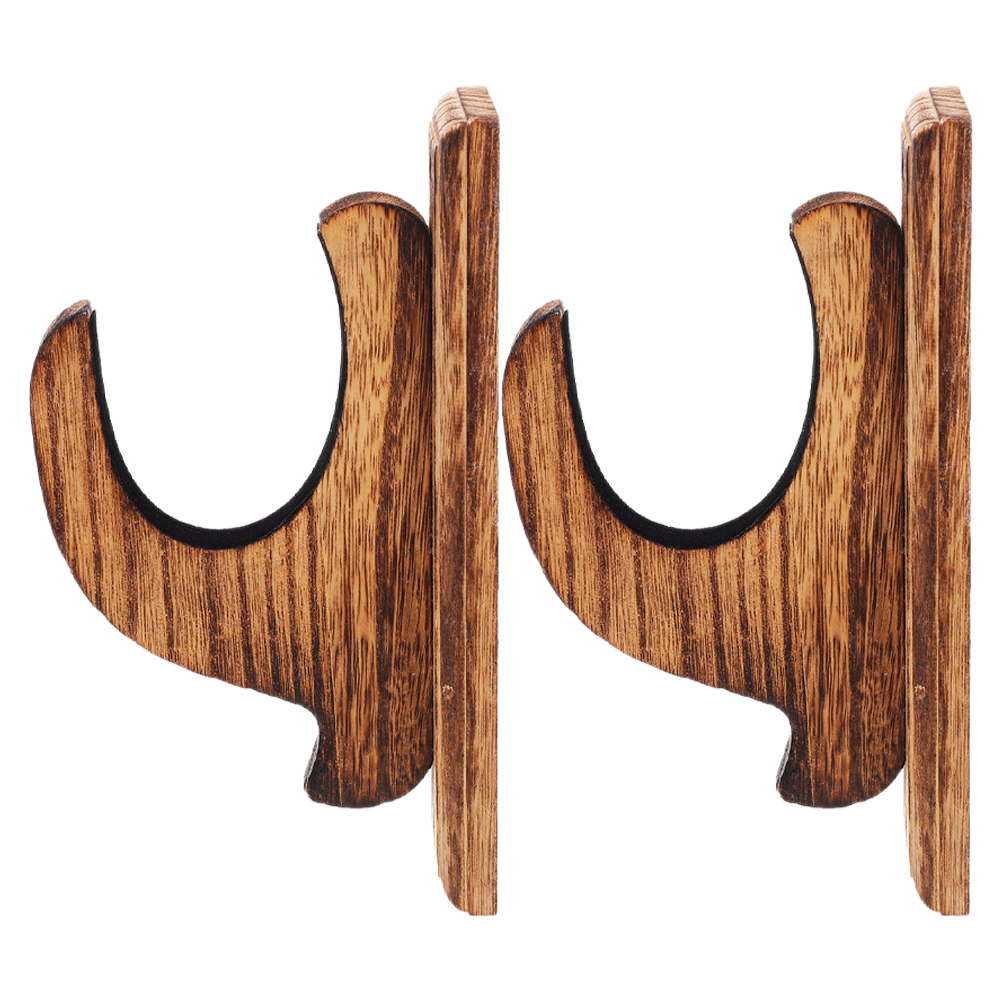 2Pcs Wall Mount Sword Rack Wooden Sword Display Holder Sword Storage ...