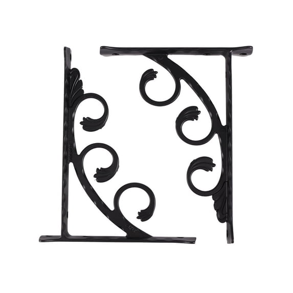 Acdanc 2Pcs L Shaped Wall Mounted Bracket, Multifunctional Aluminium ...