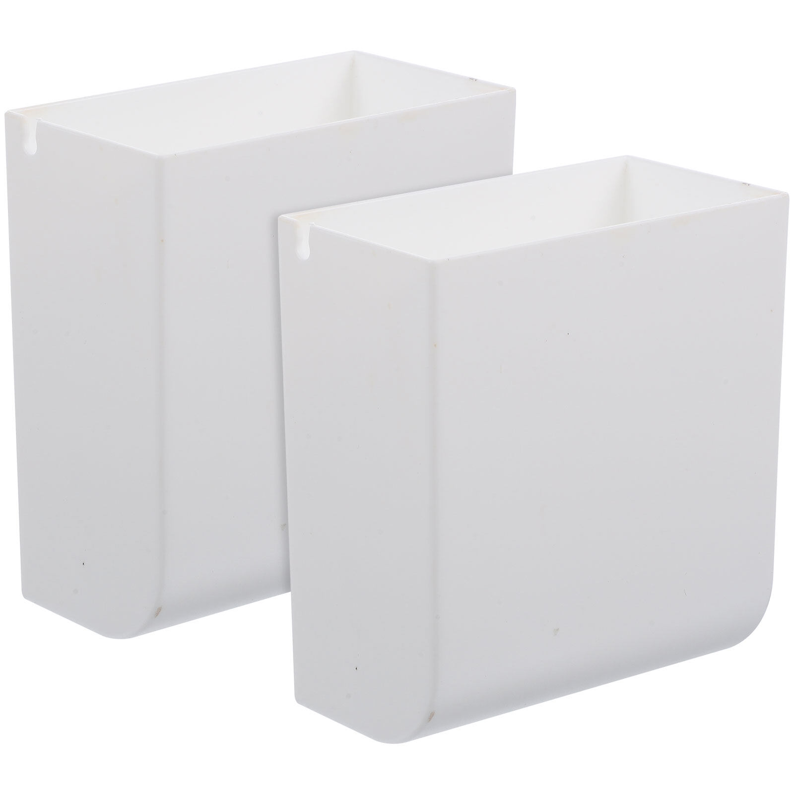 2Pcs Wall Mounted Storage Boxes Storage Organizer Bins Wall Mounted ...