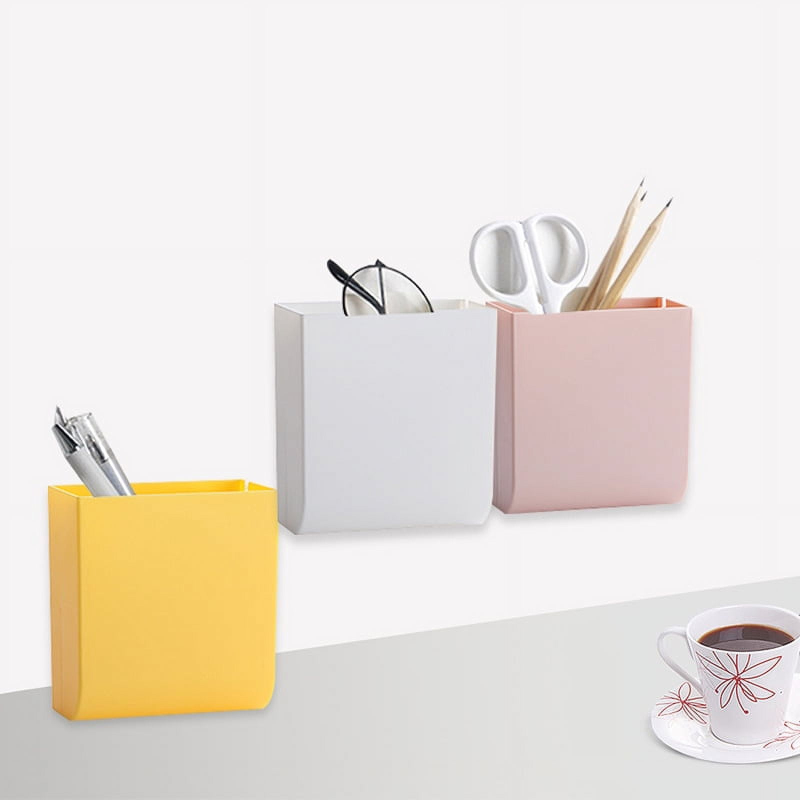 2Pcs Wall Mounted Storage Boxes Storage Organizer Bins Wall Mounted ...