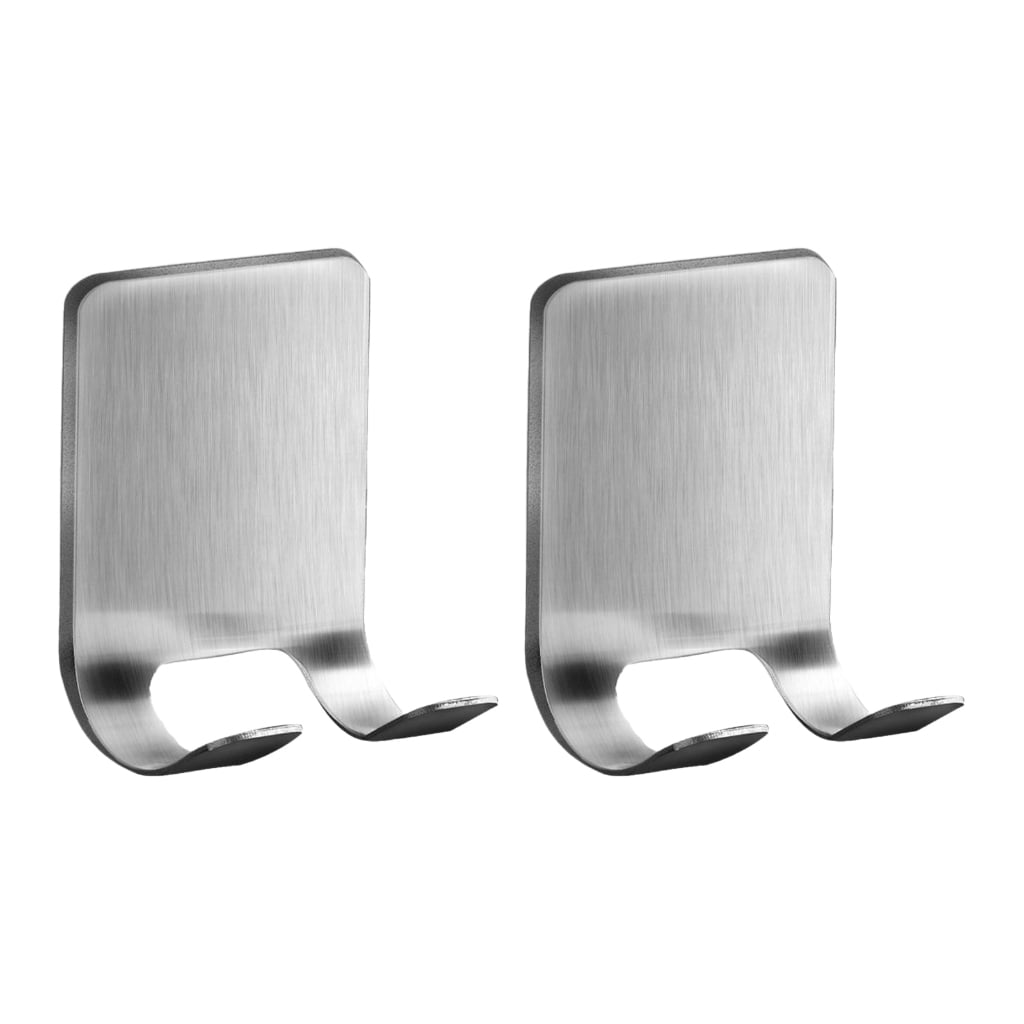 2Pcs Wall Shaving Shaver Holder Shelf Multipurpose Shaving Hook Metal ...