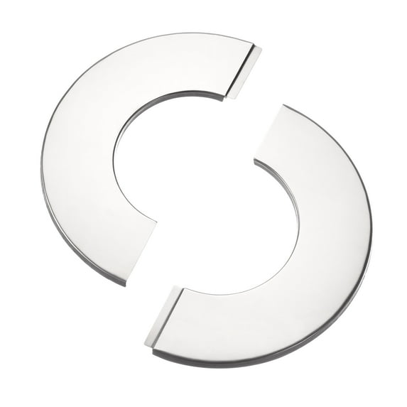 2Pcs Wall Split Flange Stainless Steel Round Escutcheon Plate for 42mm ...