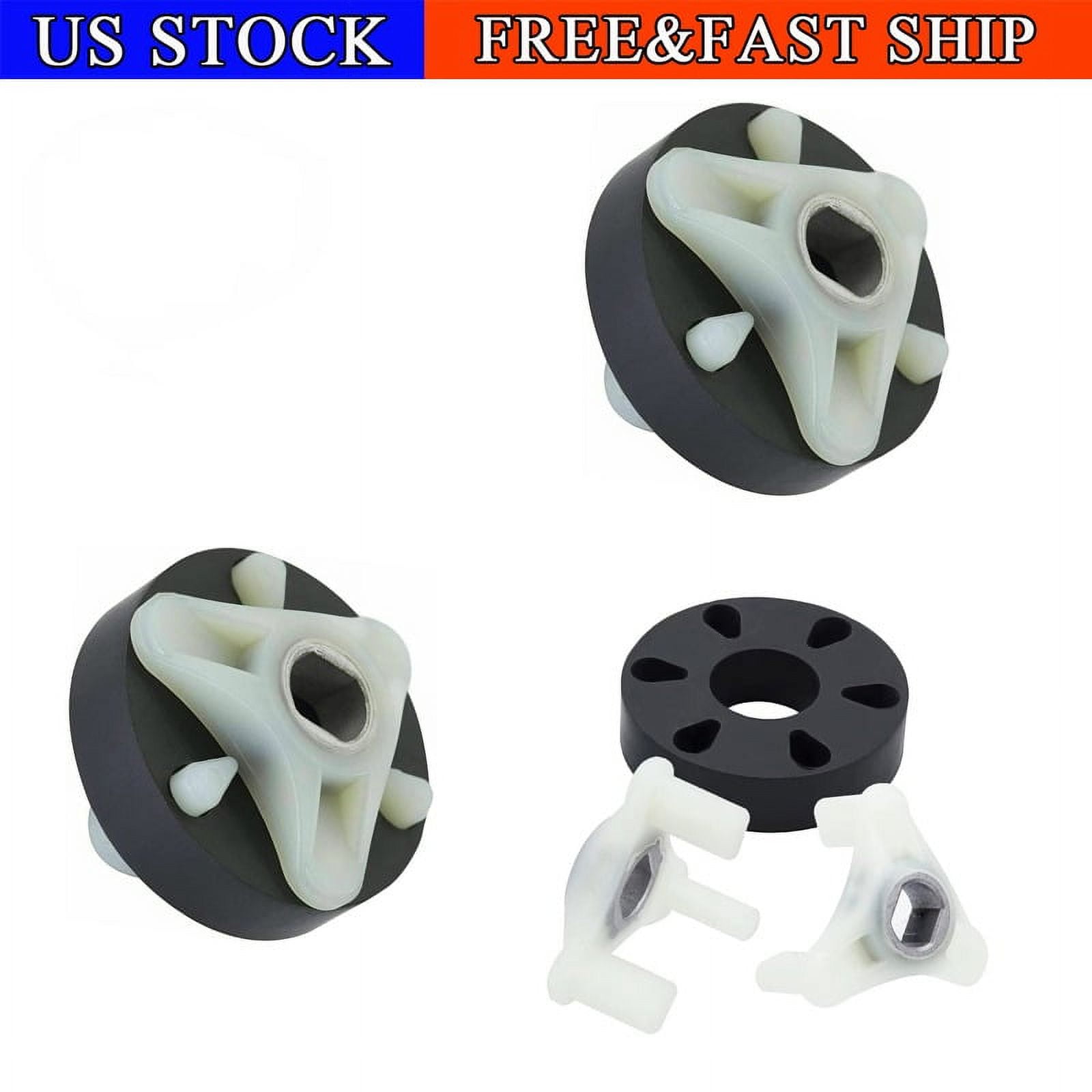 2Pcs Washer Motor Coupling for Whirlpool Kenmore 285753A LP753A 70 80 ...