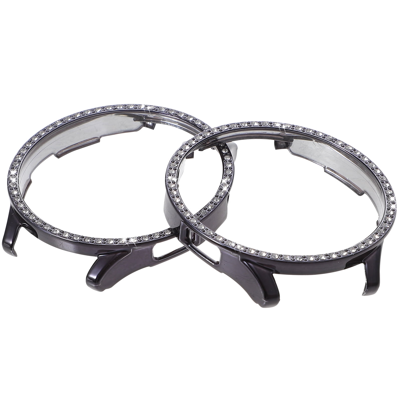 2Pcs Watch Protective Shells Watch Glitter Case Smartwatch Edges Frames ...