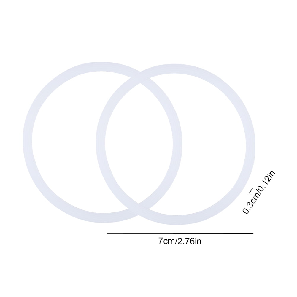 2Pcs Water Bottle Silicone Lid Seal O Ring Replacement Cap Mouth Plug ...