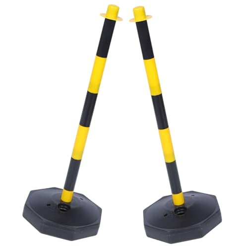 2Pcs Water Filled Traffic Safety Cones and Delineator Posts for ...