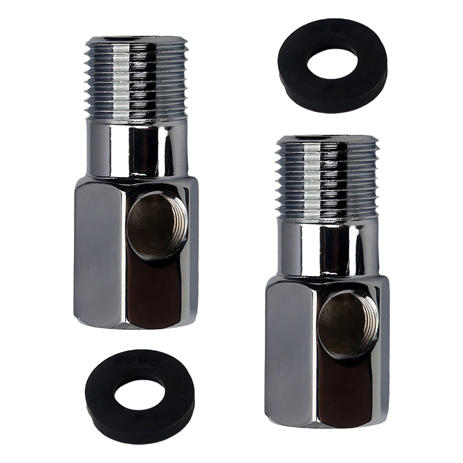 2Pcs Water Inlet 3 Way Balls Valves Fittings Replacement 3-Way Adapter ...