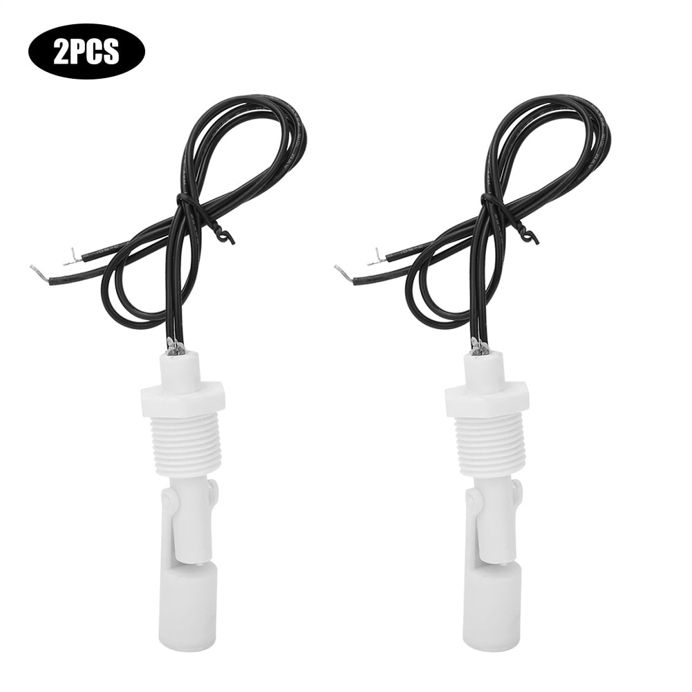 2Pcs Water Level Sensor Switch White PP Plastic Liquid Float Switch 1 ...