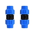 2Pcs Water Pipe Joint Fittings Plastic Quick Valves Connector for Water ...
