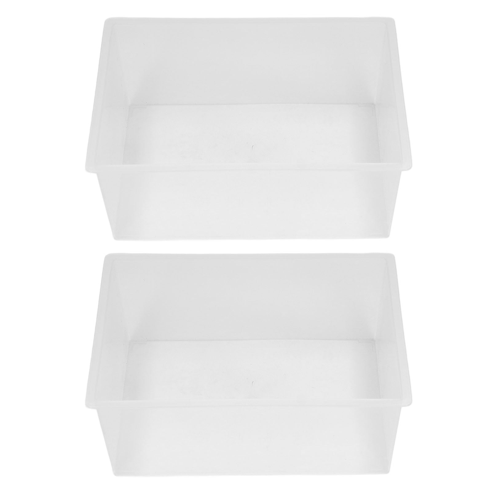 2Pcs Water Sink Basin Tank Transparent ABS Large Capacity Set Kit for ...