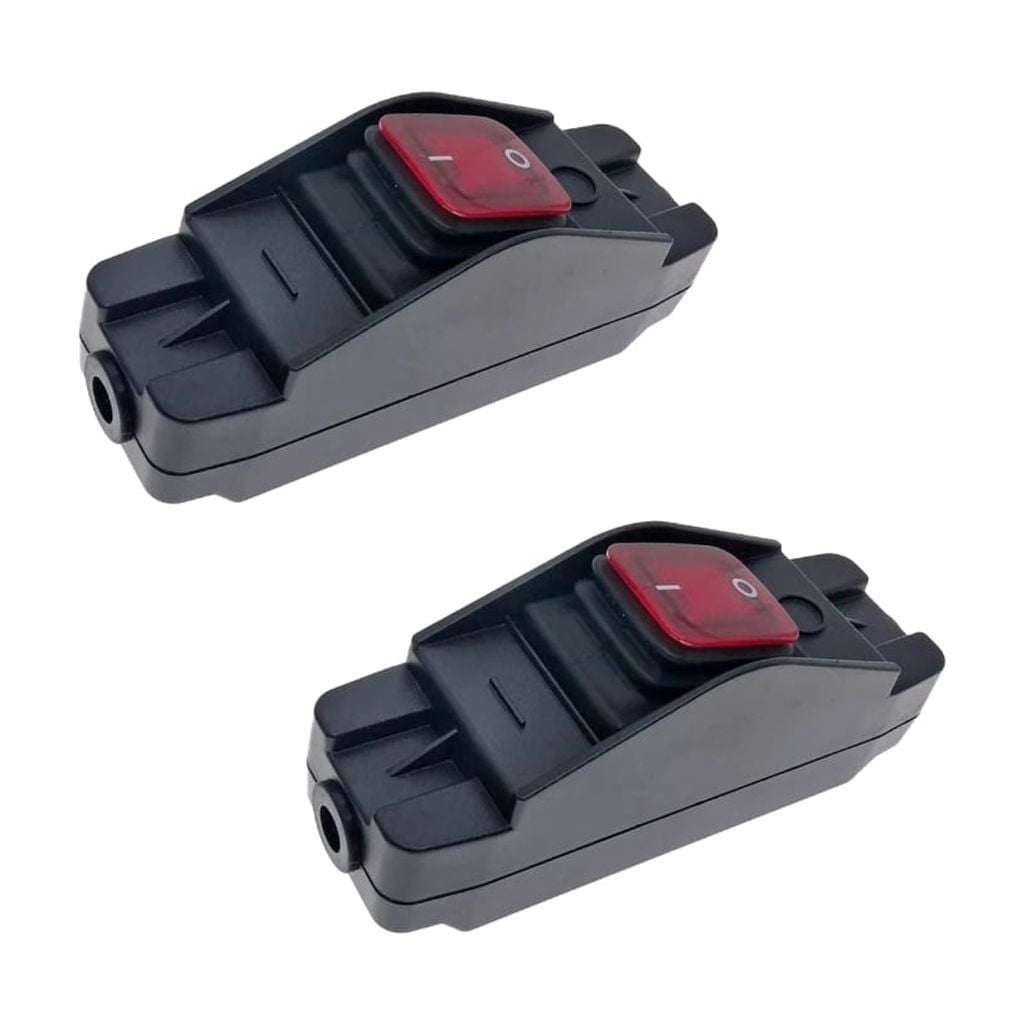 2Pcs Waterproof Inline Cord Switches With Indicators Cord Button ...