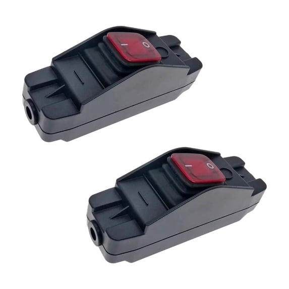 2Pcs Waterproof Inline Cord Switches With Indicators Cord Button ...