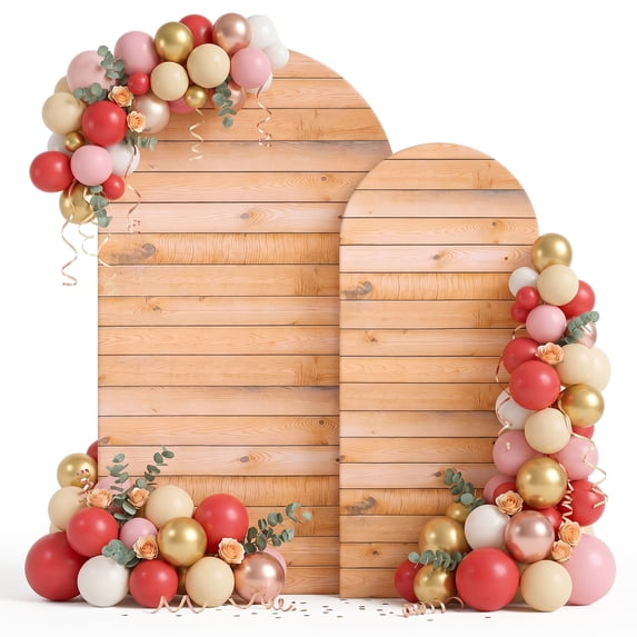 2Pcs Wedding Arch Cover 7FT 6FT Fitted Arch Stand Covers Highly Elastic ...