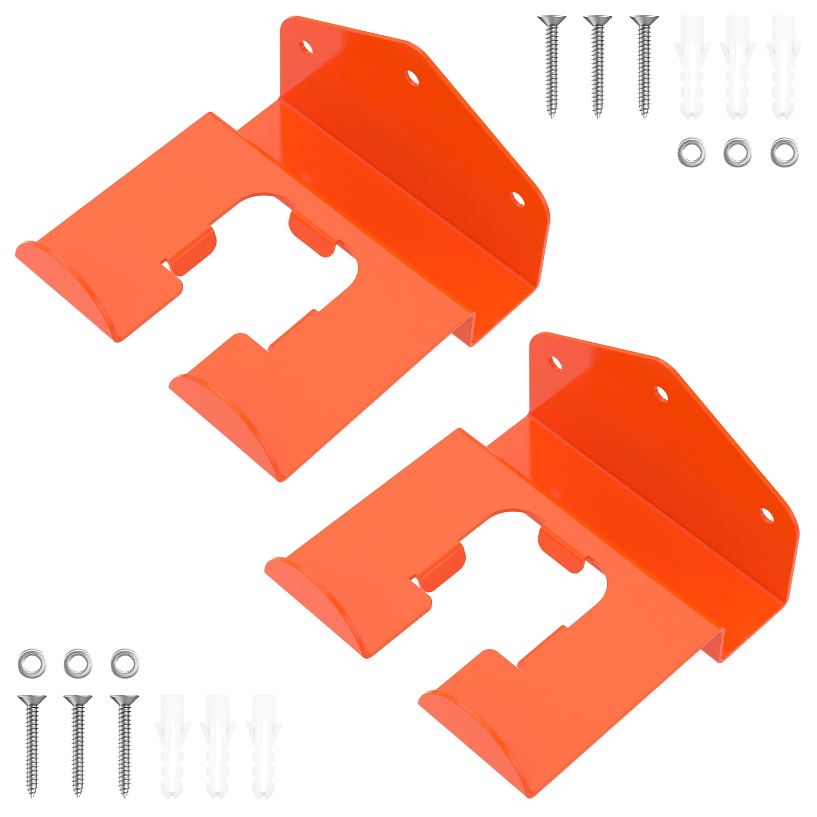 2Pcs Weed Trimmer Hanger Iron Weed Wacker Holder Wall Mounted Grass ...