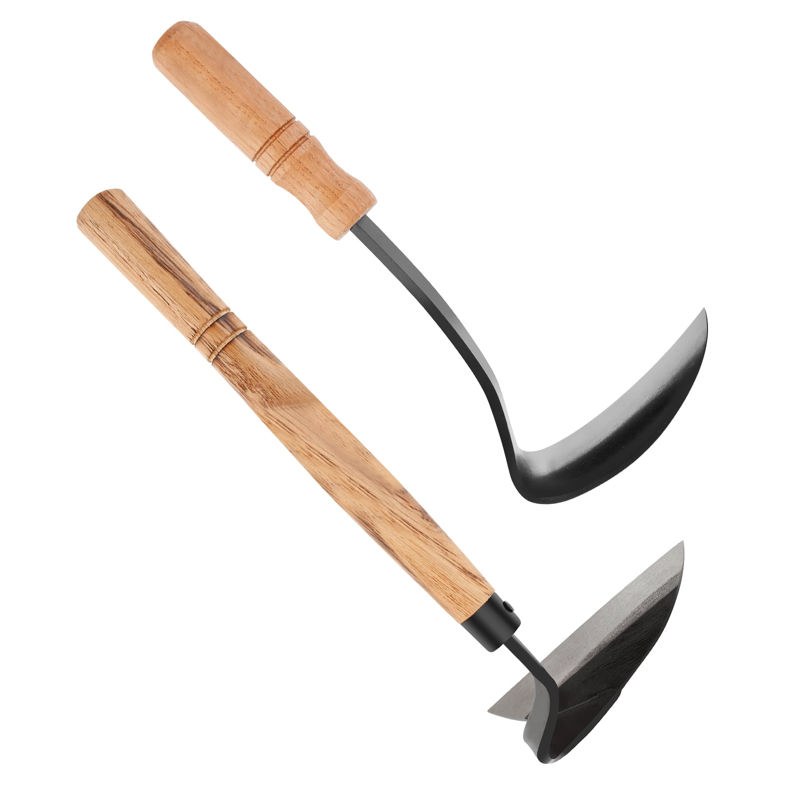 2Pcs Weeding Sickle Steel Grass Sickle with Incisive Blade Manual ...