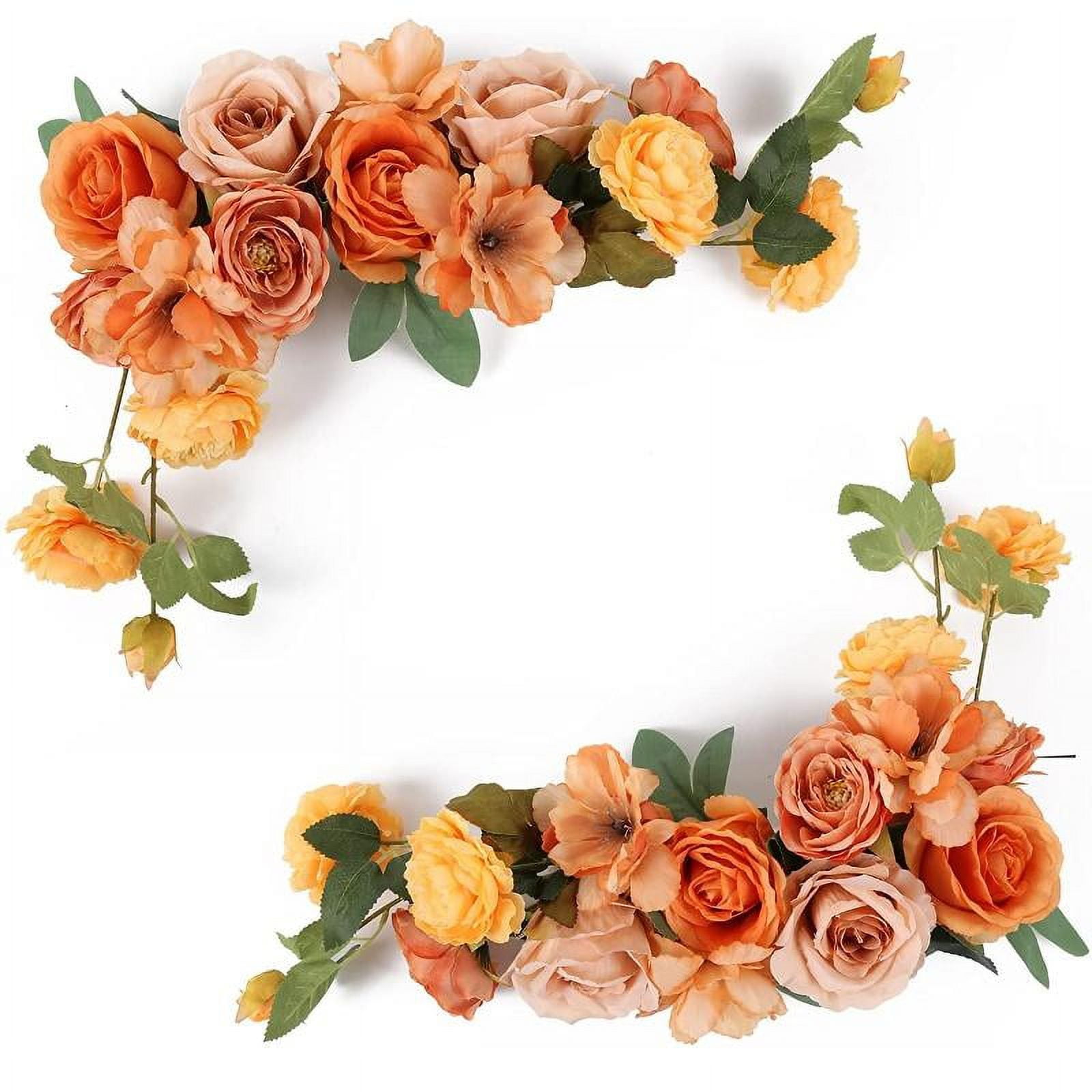 2Pcs Welcome Sign Flowers Floral Swags Fall Wedding Flowers for Wedding ...