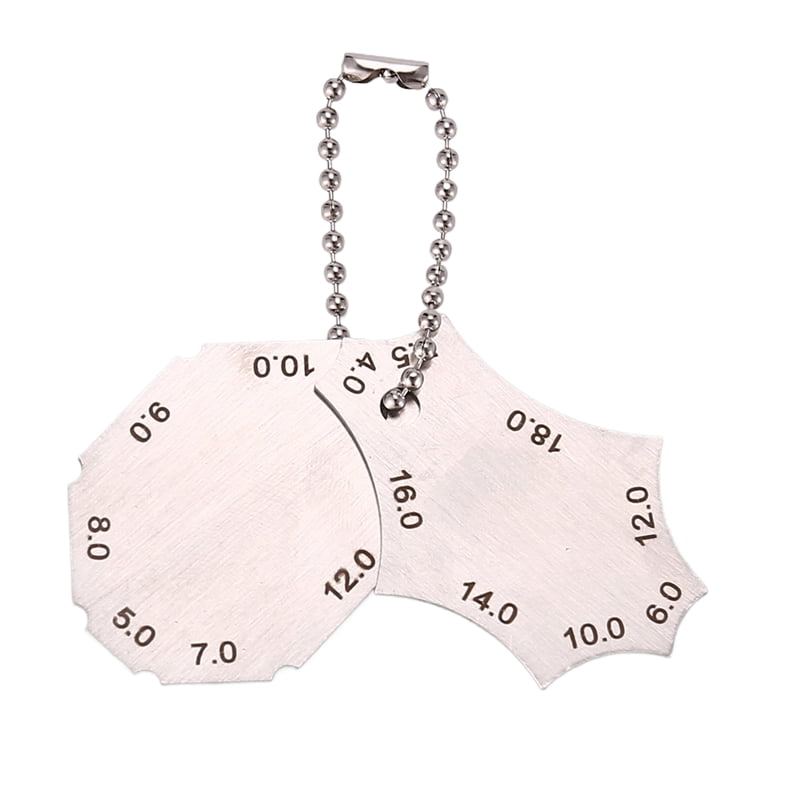 2Pcs Welding Gauge Key Weld Joint Inspection Measure Tools Pocket ...