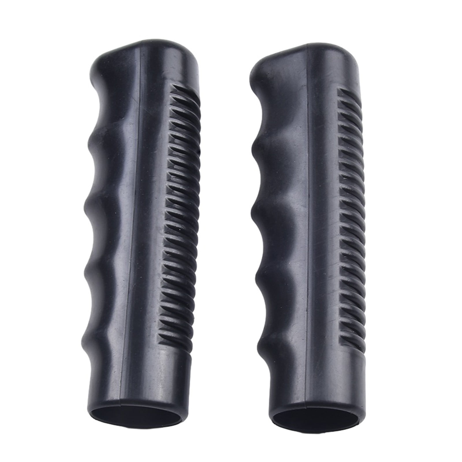 2Pcs Wheelbarrow Rubber Handles, Round Tubes Black Replacement Handles ...