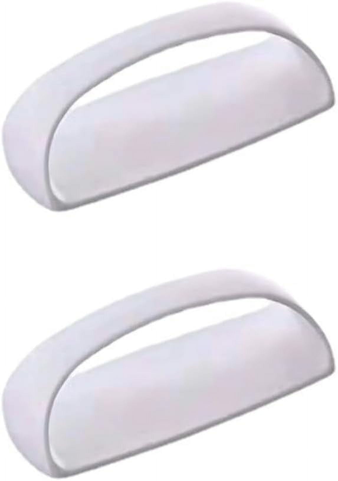 2Pcs White Self-Stick Instant Cabinet Handle Pulls Drawer Pull Helper ...