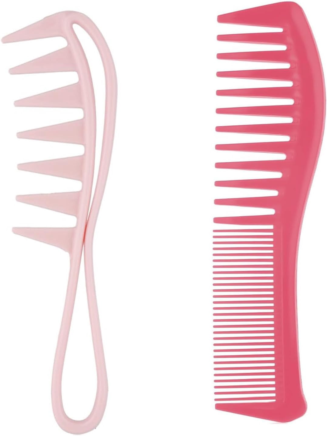 2Pcs Wide Tooth Comb, Wide Tooth Comb for Curls, Curl Comb, Afro Comb ...