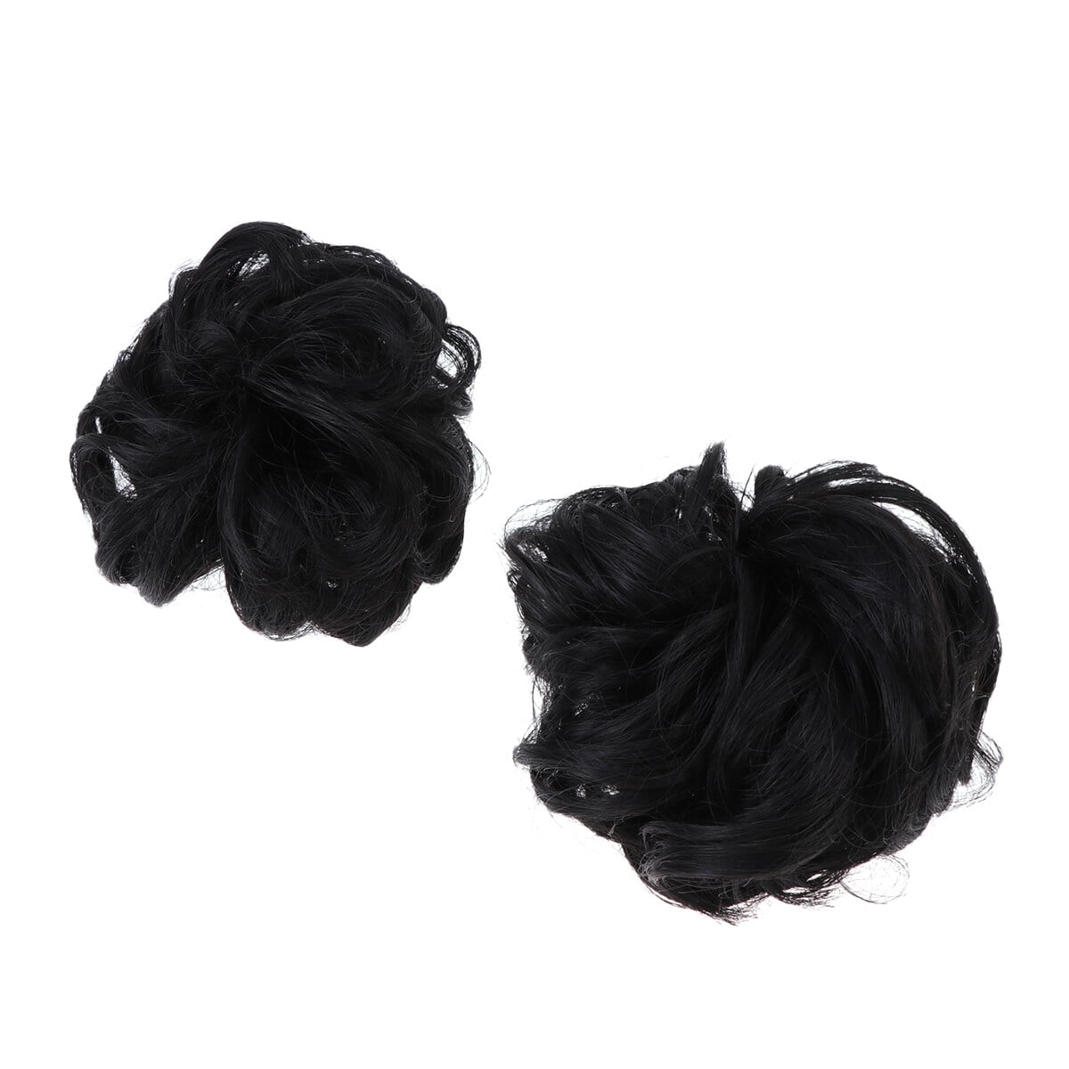 2Pcs Wig Hair Ring Hair Chignon Wig Synthetic Hair Bun Simulation Hair ...