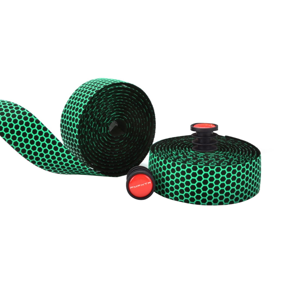 2Pcs Winding Type Handlebar Tape Honeycomb Texture Shock Absorption ...
