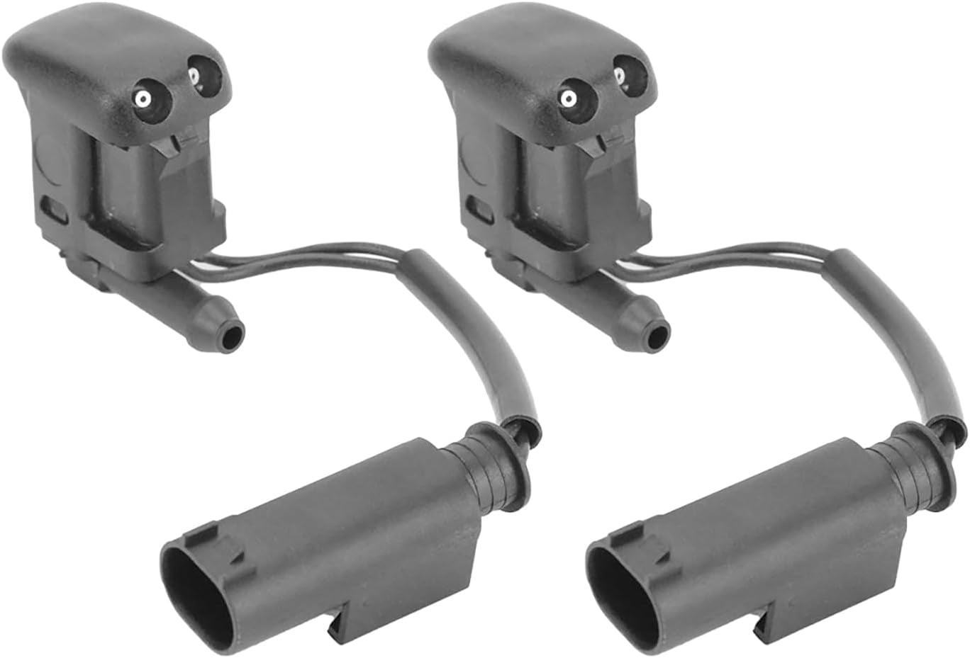 2Pcs Windshield Heated Washer Nozzle 61668361039 Compatible with BMW ...