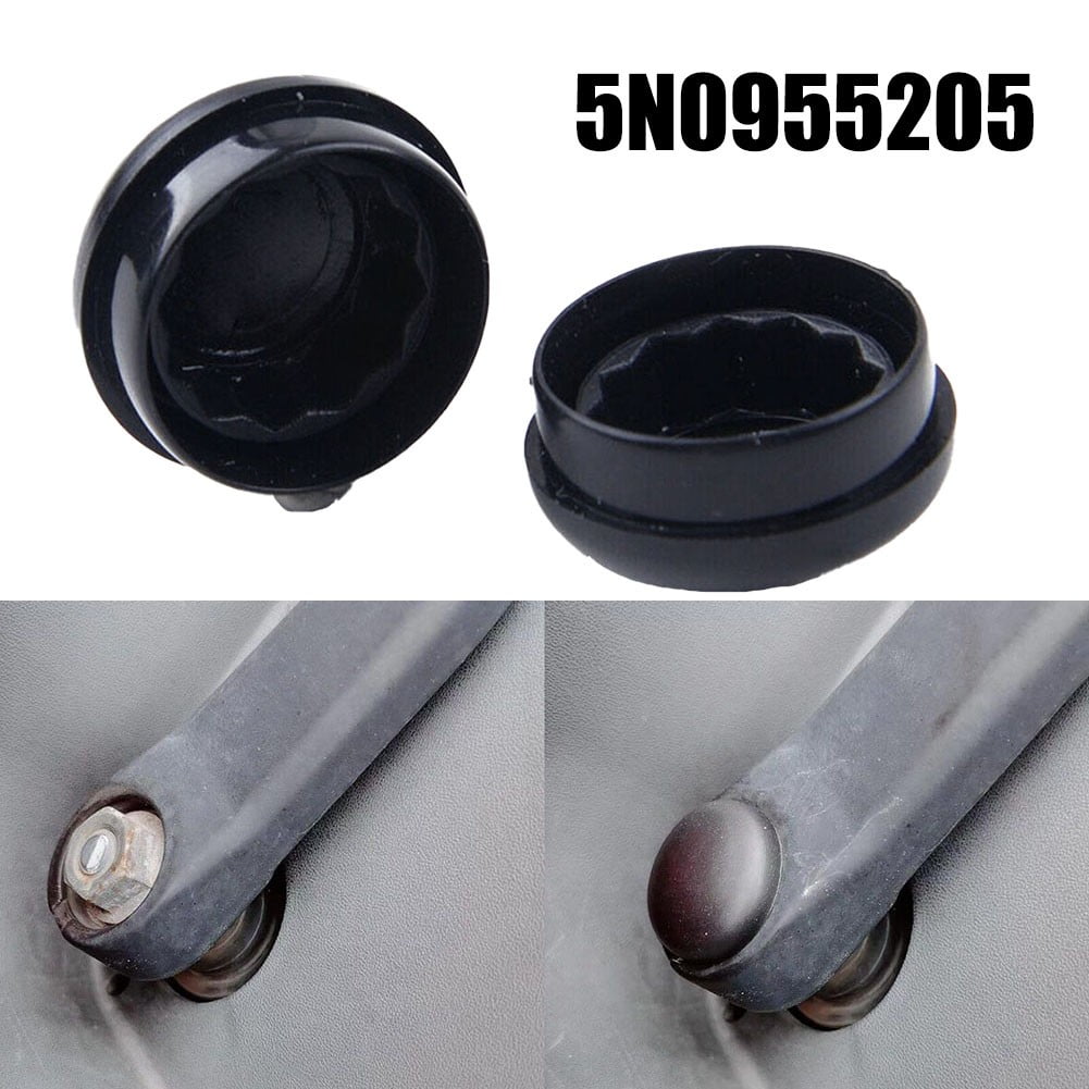 2Pcs Windshield Wiper Arm Nut Cap Covers for Vehicle Models A1, A2, A5 ...