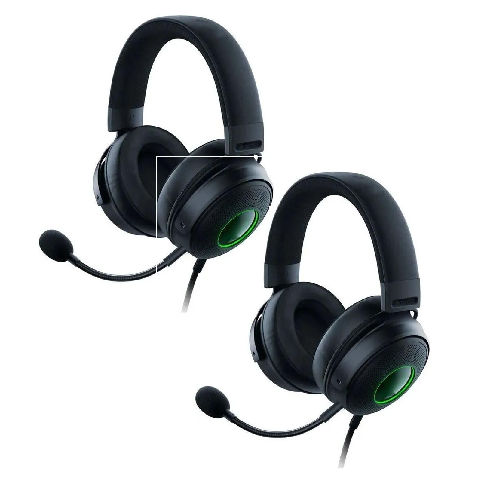 2Pcs Wireless Gaming Headset with Haptic Technology, THX Spatial Audio ...