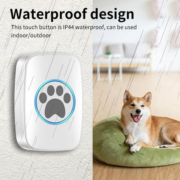 2Pcs Wireless Pet Doorbell Training under $5! Yannianjz Wireless Pet ...