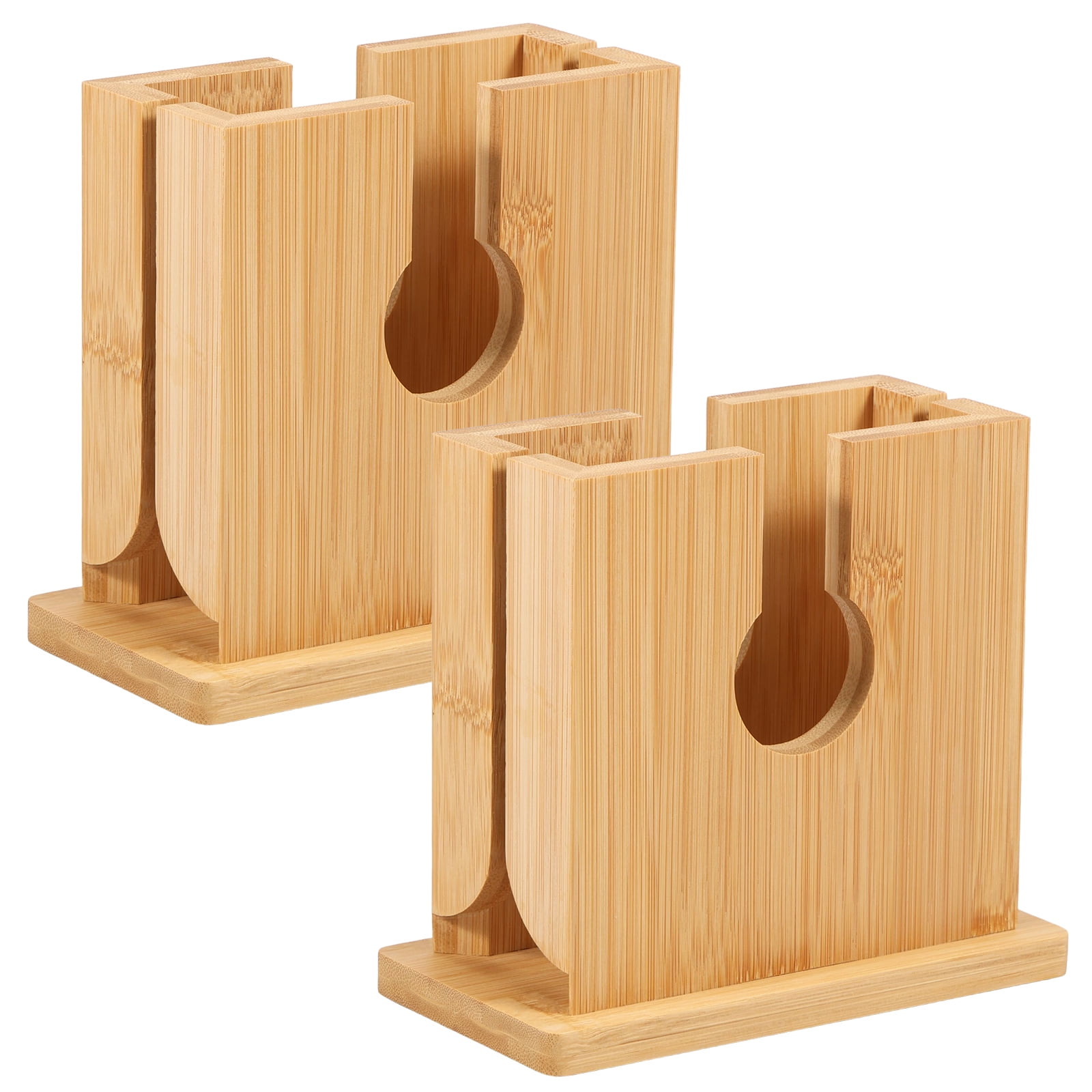 2Pcs Wood Bagel Slicer Holder Bagel Cutter,Wood Bagel Slicer Holder,The ...
