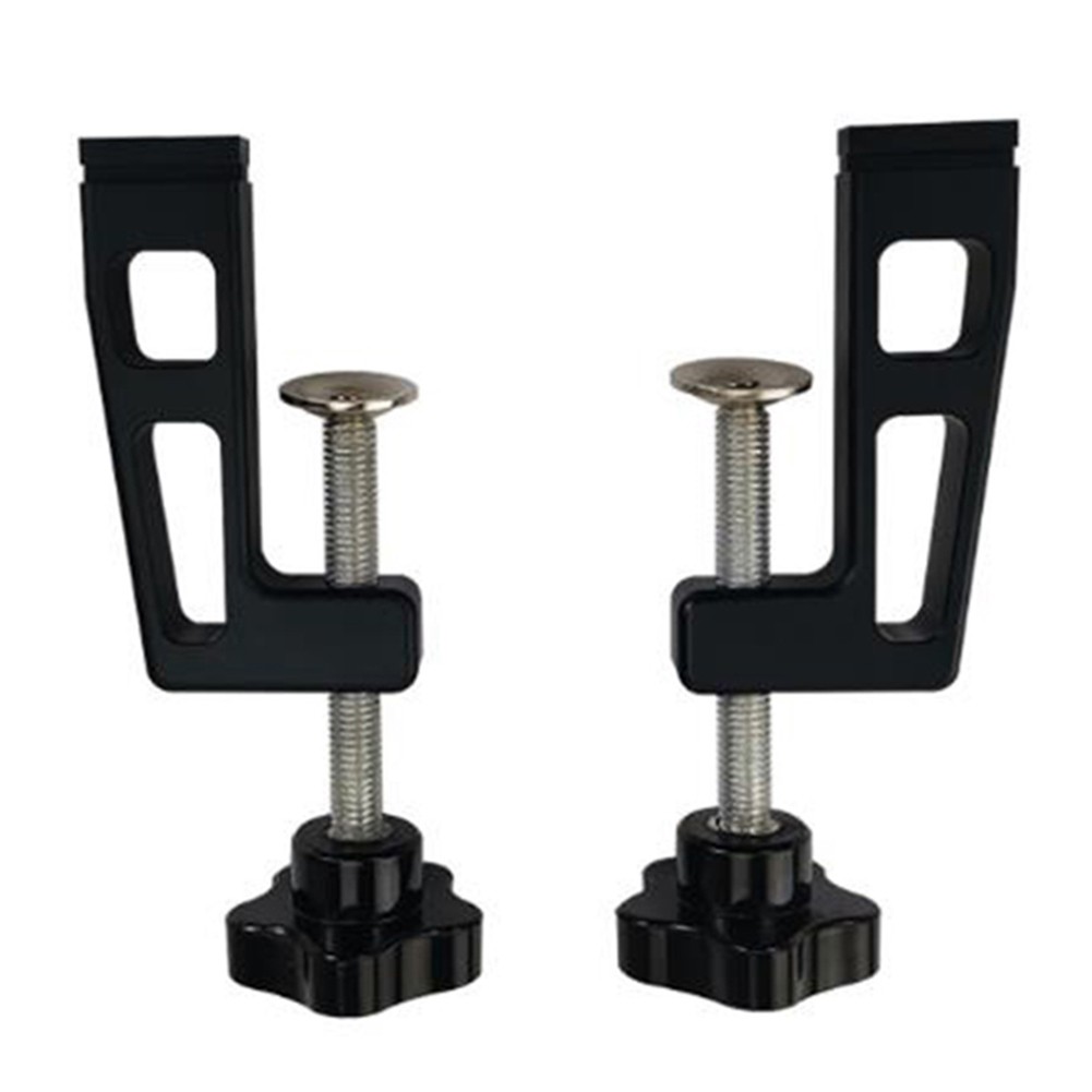 2Pcs Woodworking Profile Fence Fix Clamp T Track Slot Clip Fixture ...