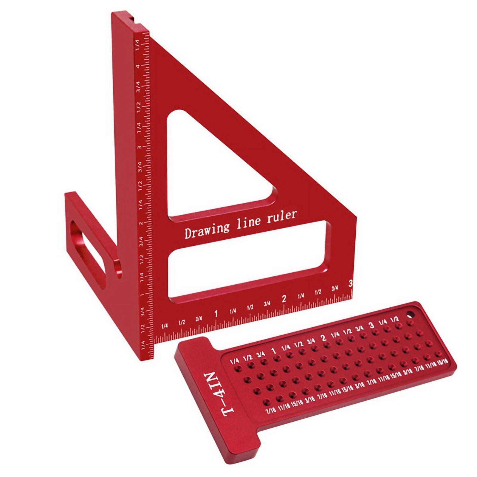 2Pcs Woodworking Square Kit - 3D Multi-Angle Carpentry Square ...