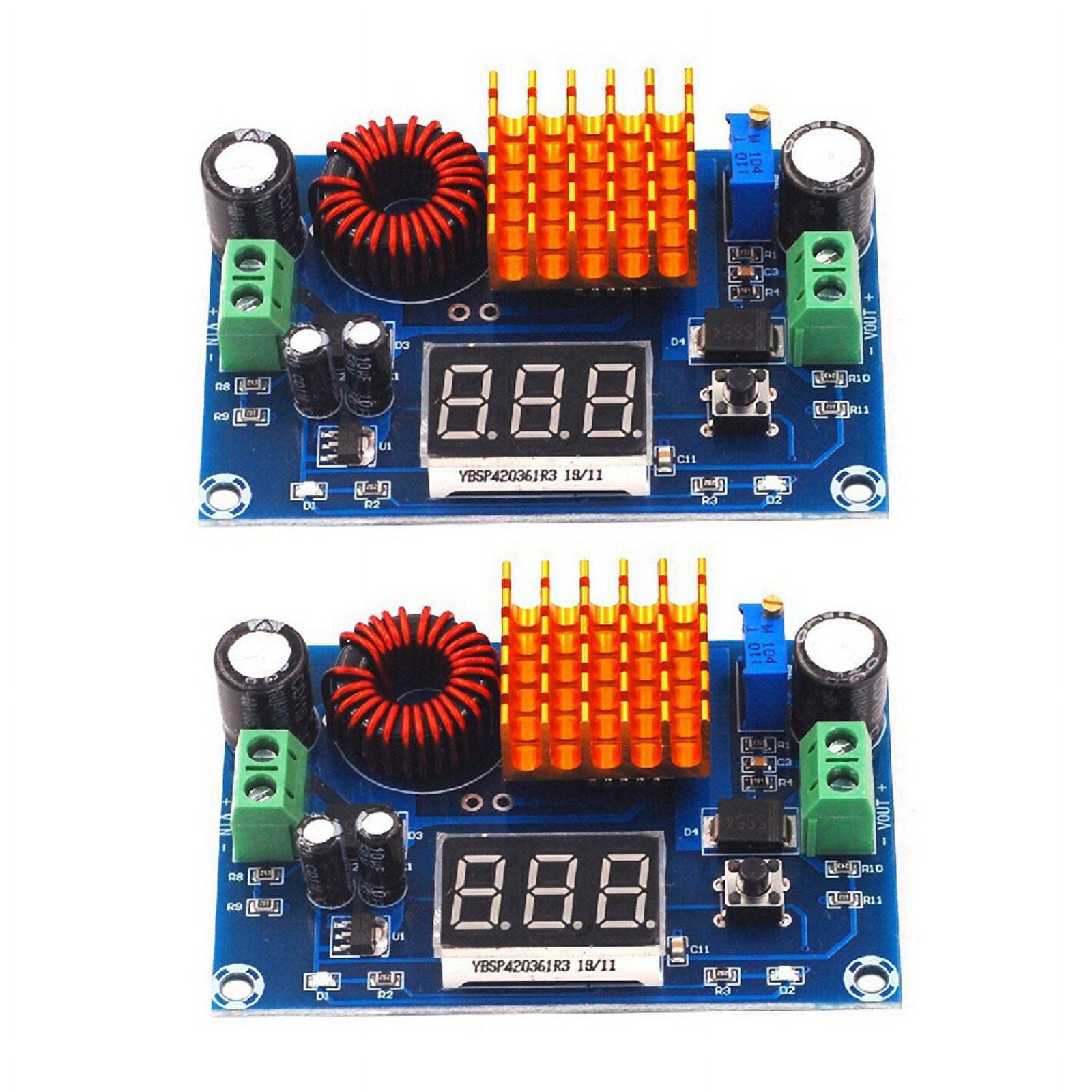 2Pcs XH-M411 DC 4-35V to 5-45V Boost Module Digital Voltmeter Boost ...
