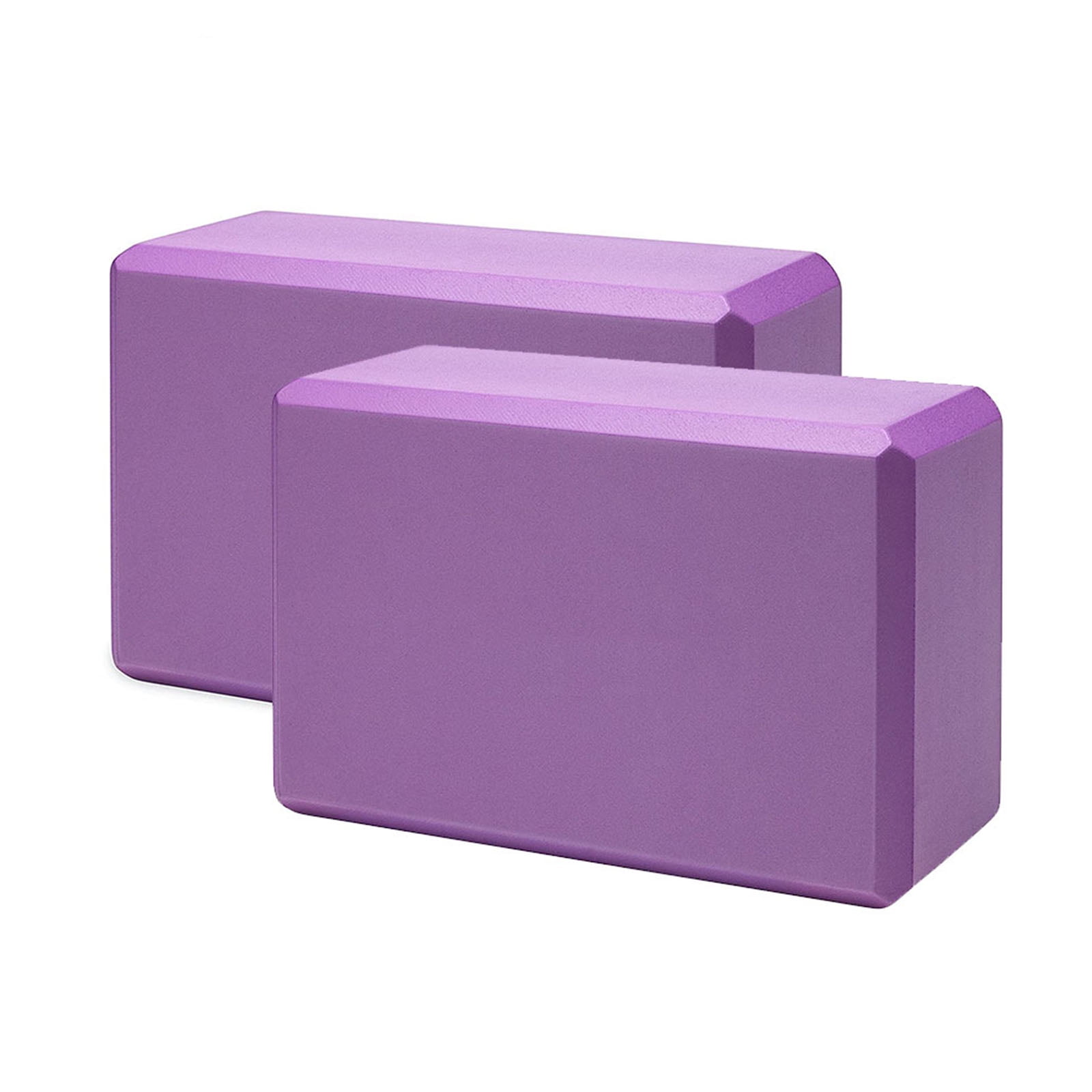 2Pcs Yoga Bricks Yoga Block Supportive Soft Non-Slip Foam Surface For ...