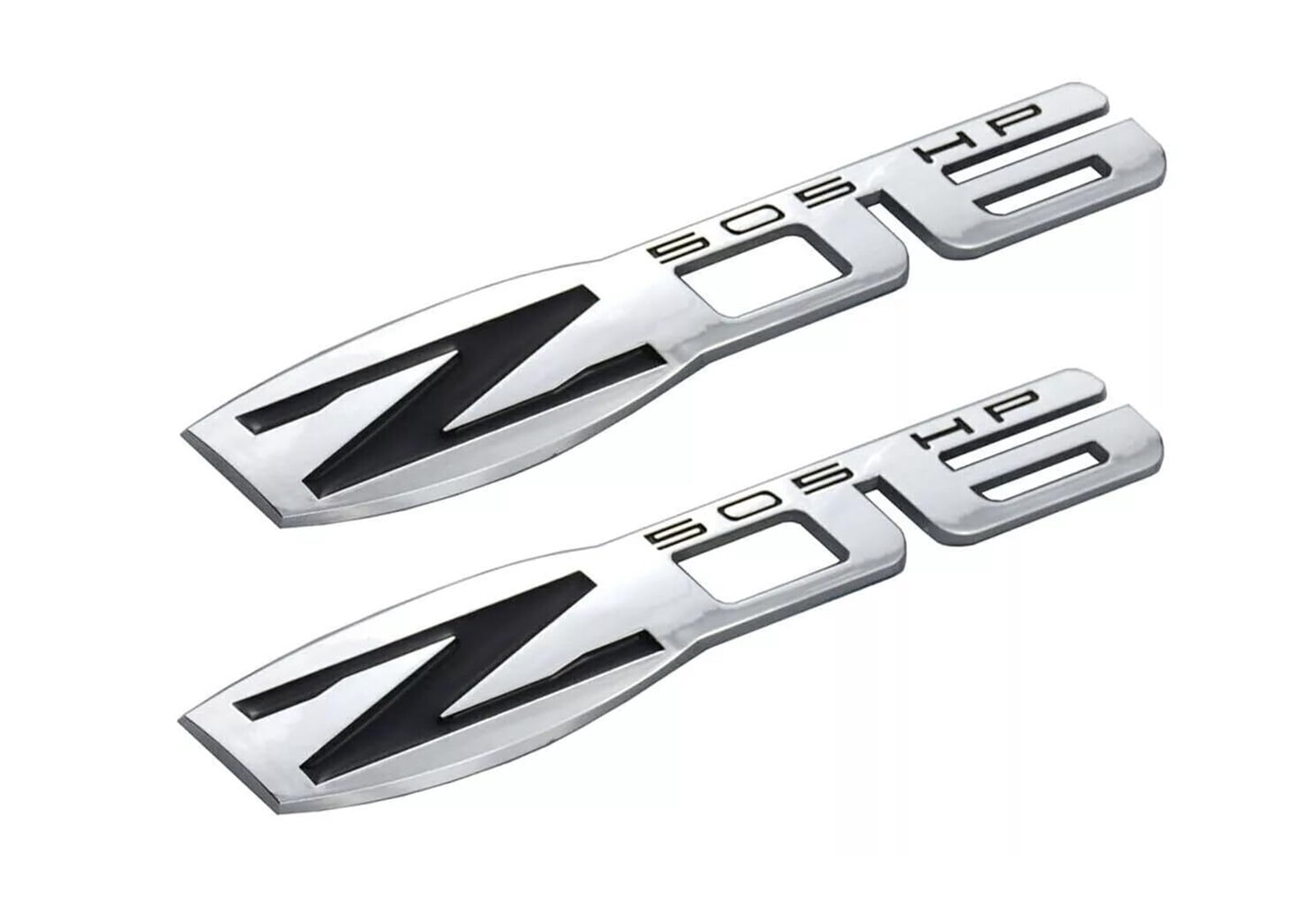 2Pcs Z06 505 HP Emblem Badge3D Nameplate Sticker Logo Decals ...