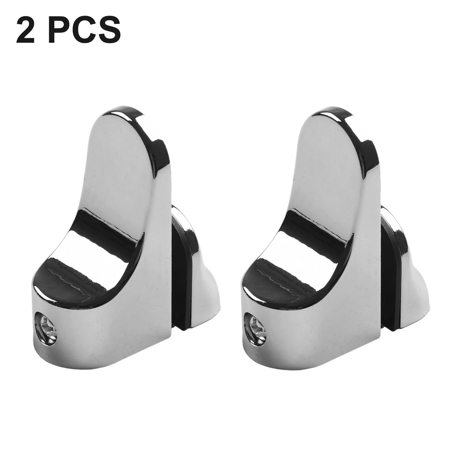 2Pcs Zinc Alloy Adjustable Shelf Clamp Glass Shelf Support Plate Holder ...