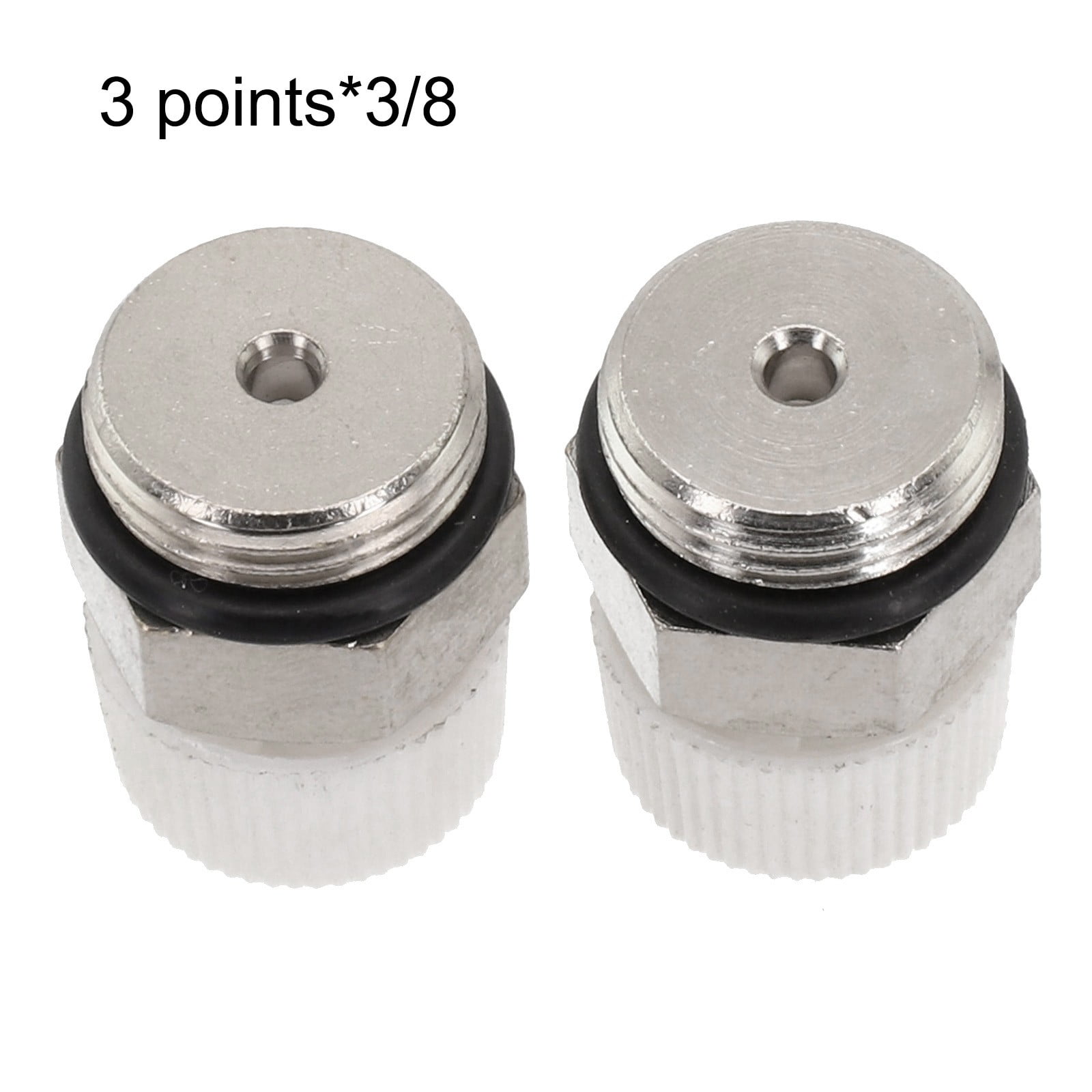 2Pcs for Bsp Male Thread Nickel Plated Brass Manual Radiator Air Vent ...