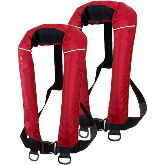 2Pcs/pack USCG Type V Approved Automatic Inflatable Life Jacket Vest ...