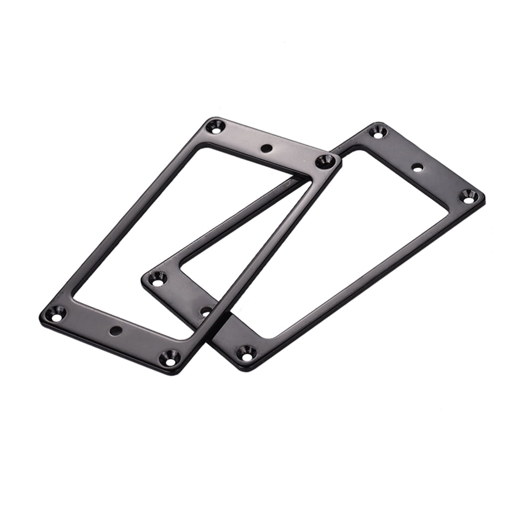 2Pcs/set Aluminum Alloy Humbucker Pickup Mounting Ring Flat Guitar ...