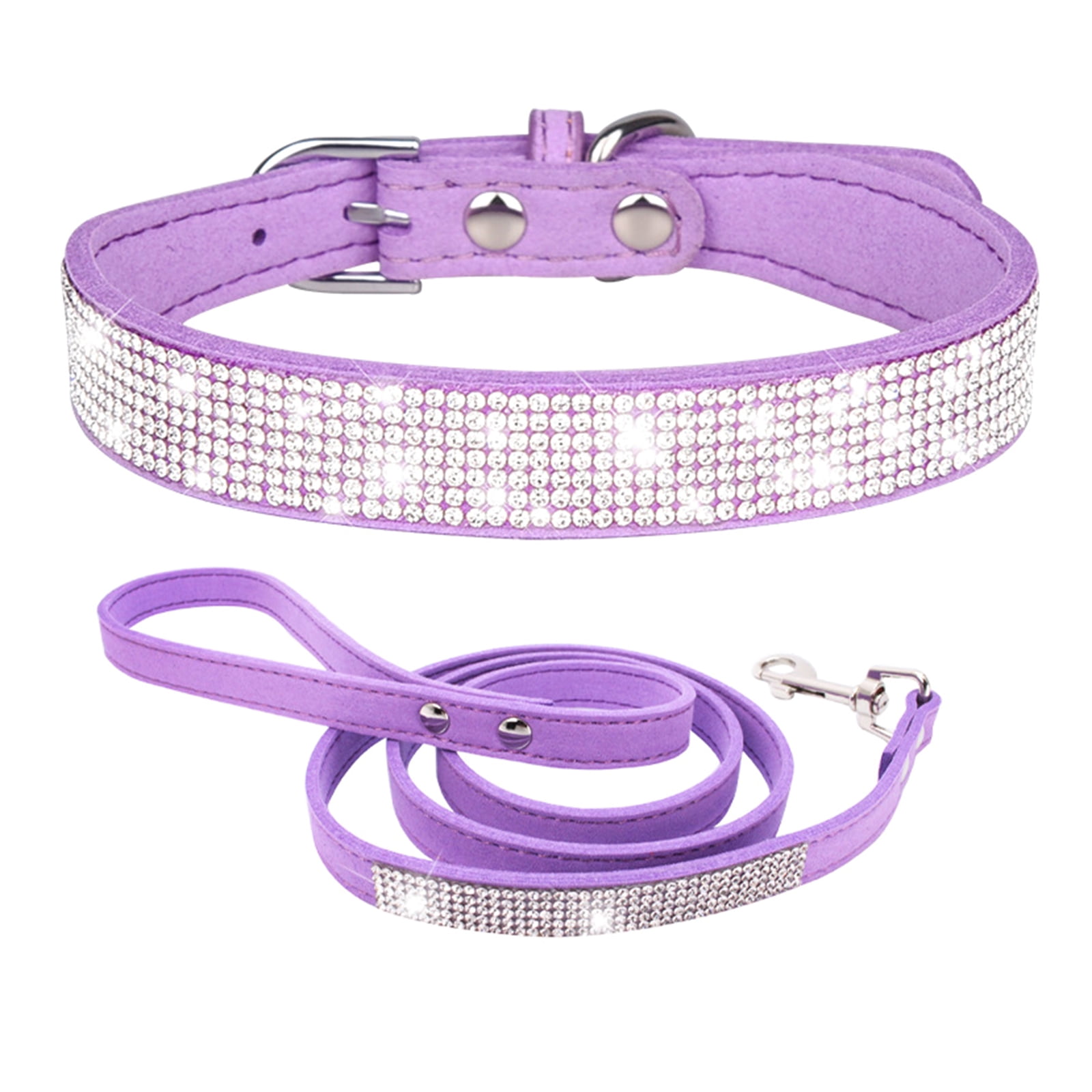 2Pcs/set Animal Collar Drawstring Rope PU Pet Collars Adjustable ...