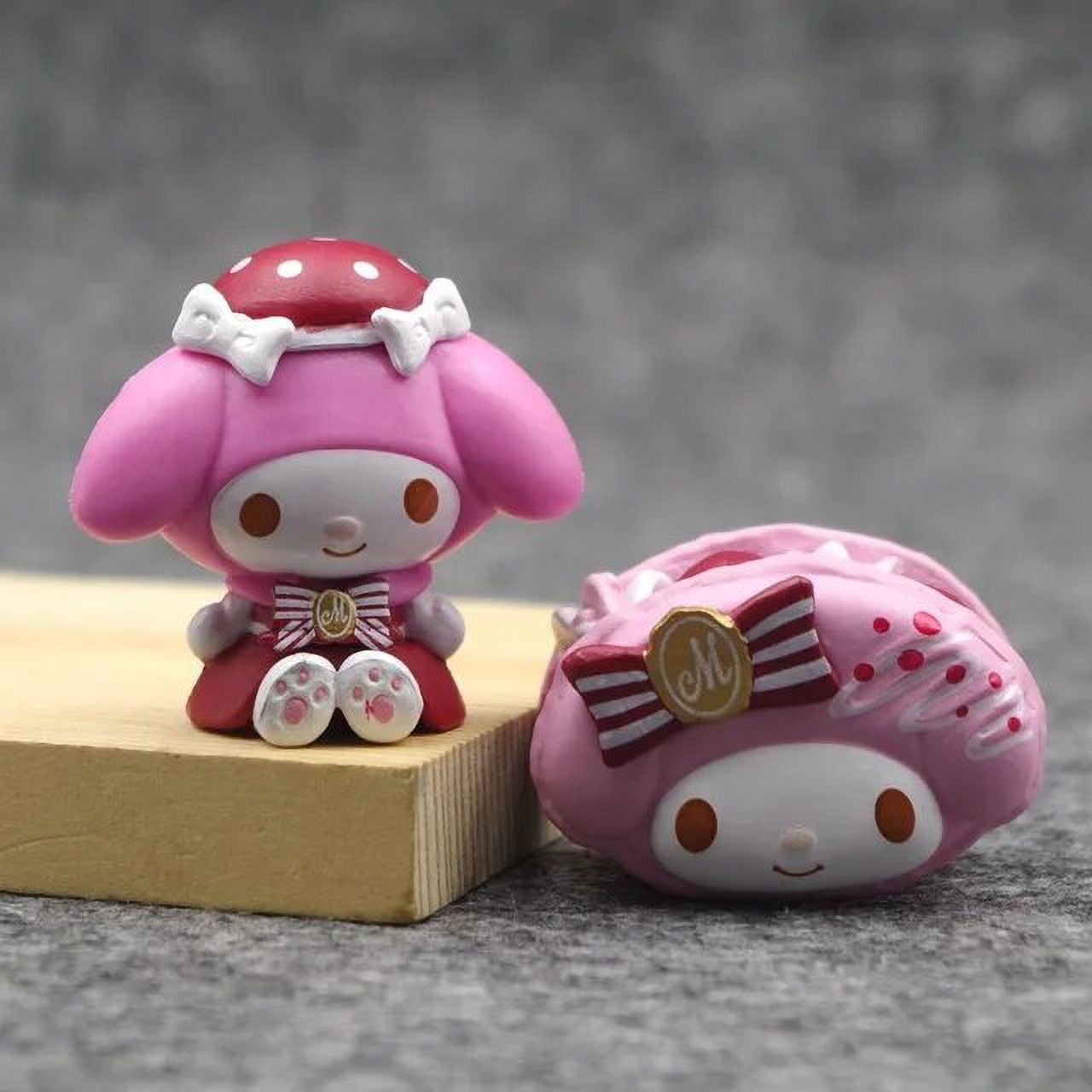 2Pcs/set Kawaii Sanrio Anime Figure Cinnamoroll Pachacco Kuromi Doll ...