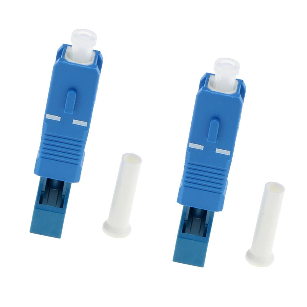 2Pcs/set Single 9/125 SC Male To LC Female Hybrid Optic Optical Fiber ...