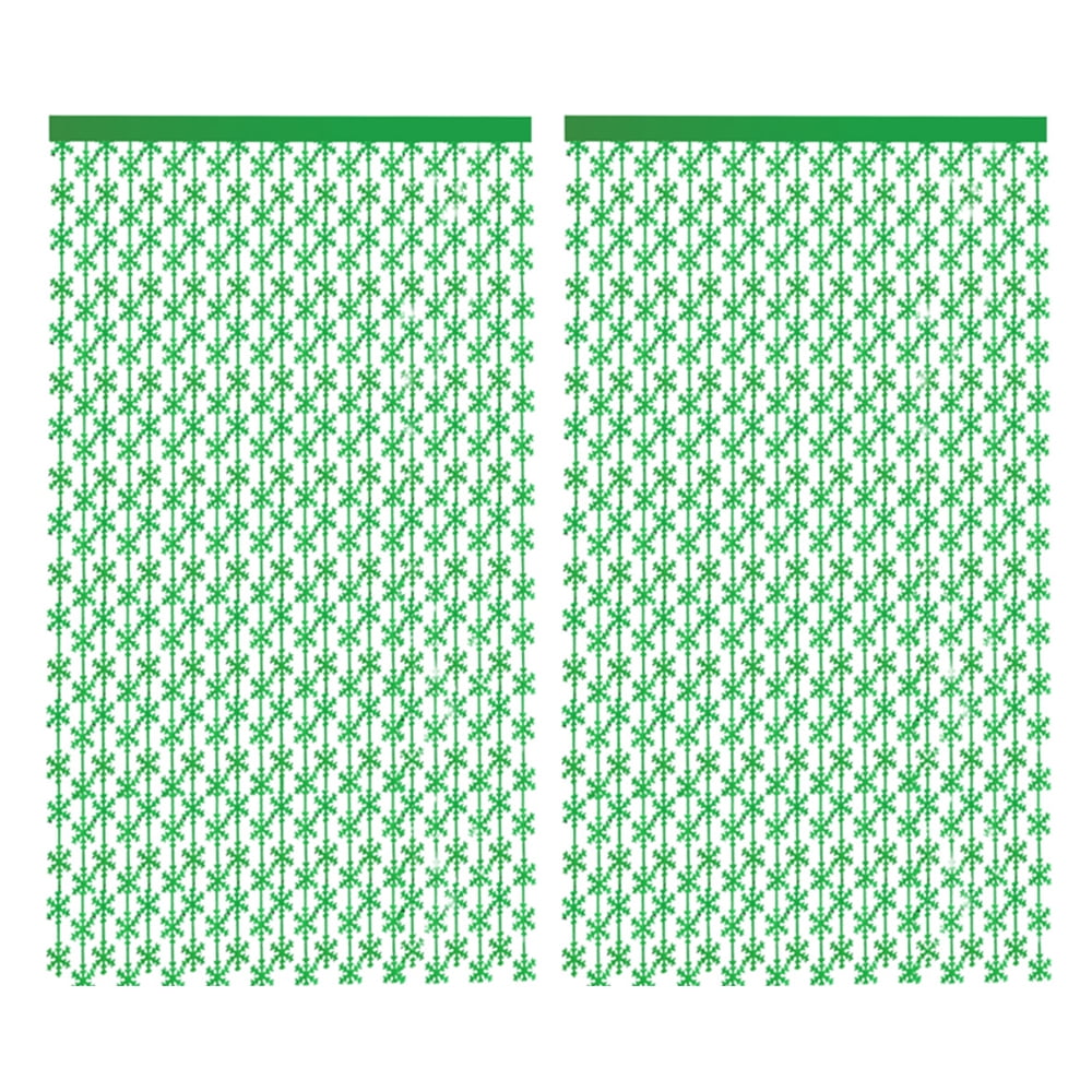 2Pcs snowflake Foil Fringe Curtains Shiny Metallic Fringe for Party ...