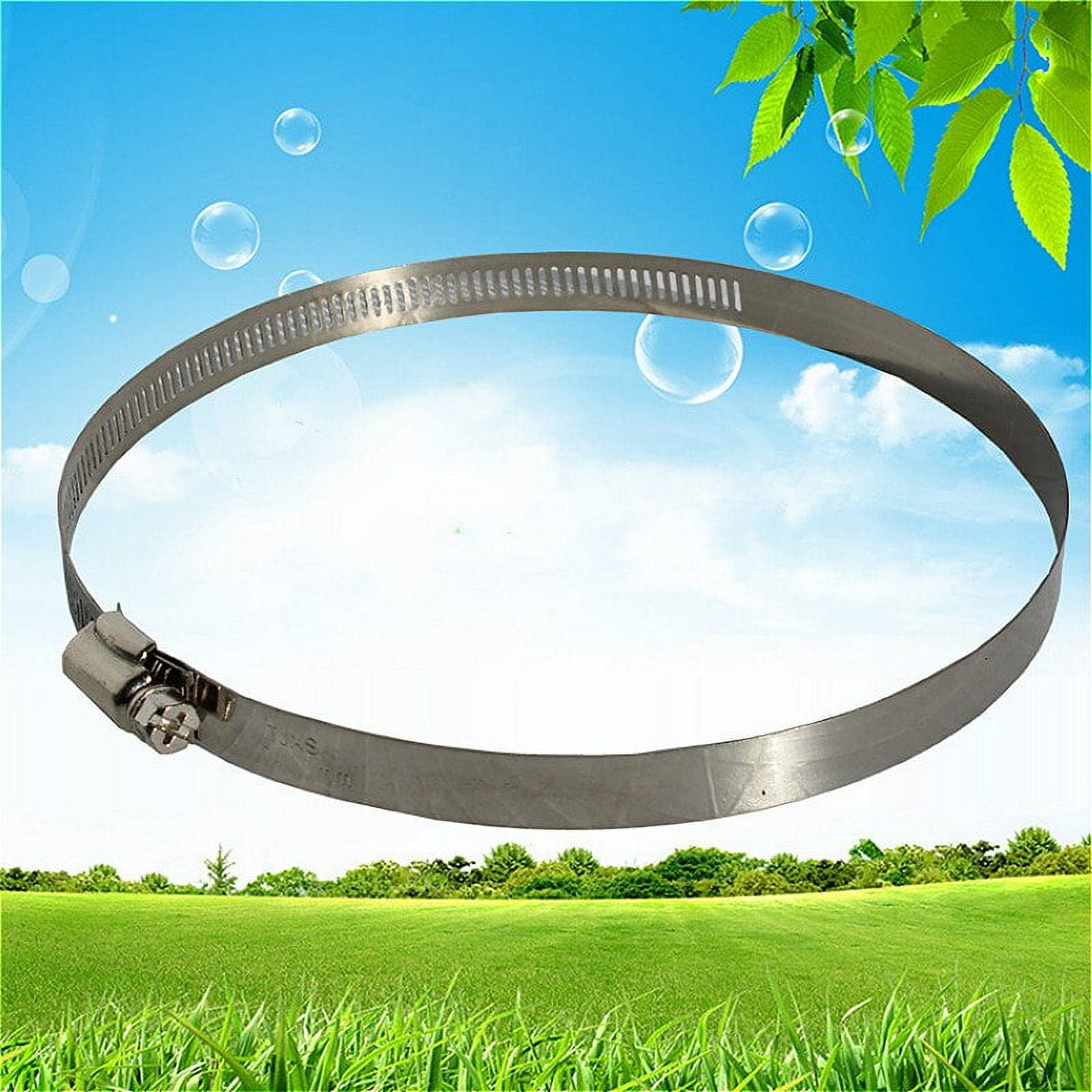 2Pcs x Flexible Duct Clamps Universal Hose Clamps Pipe Hoops for ...