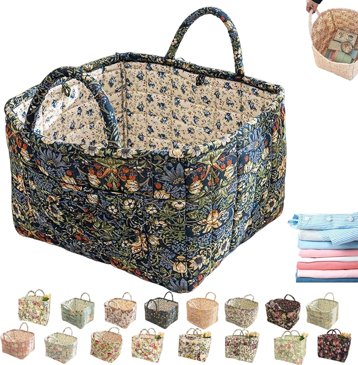2PcsParkeenn Boho Laundry Baskets,Beforeihand Boho Fabric Storage ...