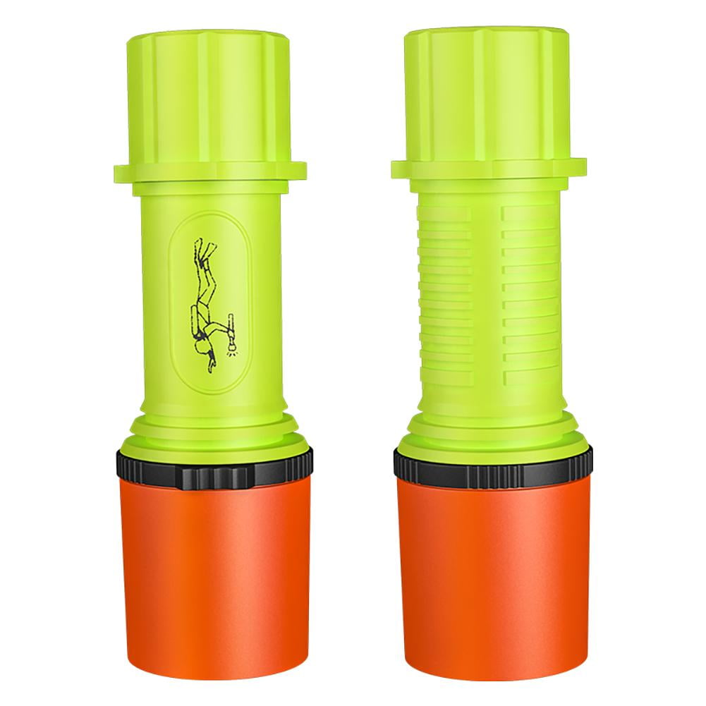 2Pcsbcrossborder New Diving Flashlight Waterproof Night Fishing Light ...