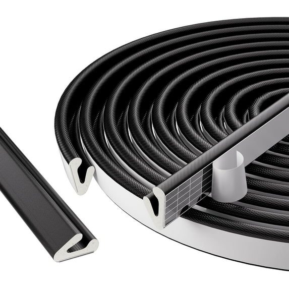 2Pcsx26 Ft V-Shape Weather Stripping Door Seal Strip,Self Adhesive Door ...