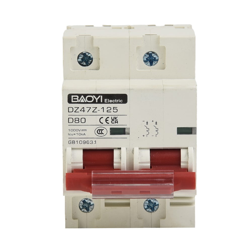 2Pdc1000V Solar Miniature Circuit Breaker Battery Switch Photovoltaic ...